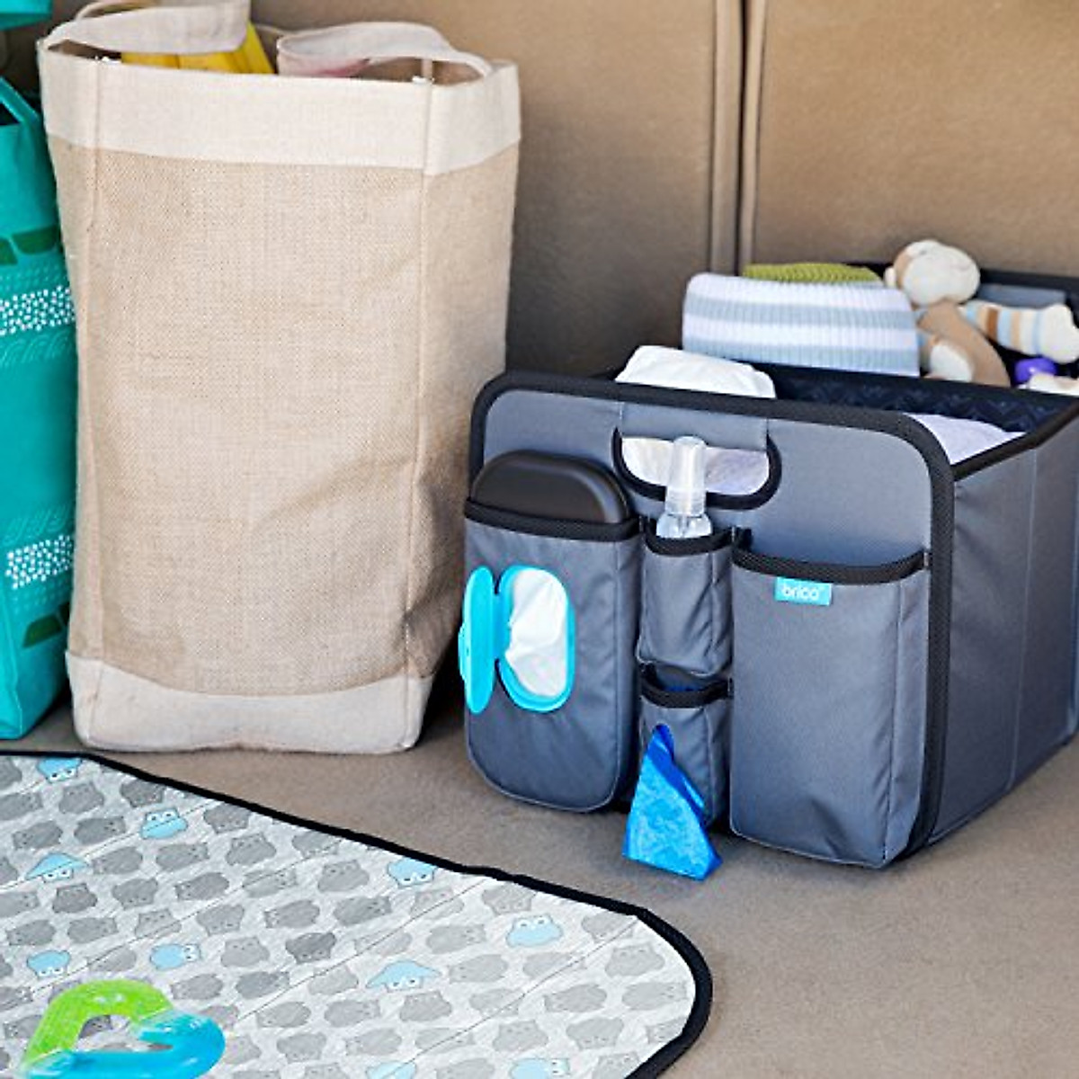 Munchkin® Brica® Out-n-About™ Collapsible Trunk Organizer & Diaper Changing Station