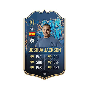 crypto Personalized Soccer Plaque 2023 Improved Model | Ultimate Team Card Famous Video Game | Soccer Decorations for Bedroom | Soccer Gifts for Boys & Girls | Multiple Size & Shapes Options