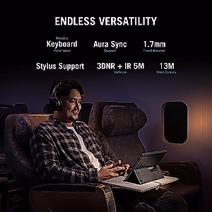 ASUS ROG Flow Z13 (2023) Gaming Laptop Tablet, 13.4” Nebula Display 16:10 QHD 165Hz, GeForce RTX 4050, Intel Core i9-13900H, 16GB LPDDR5, 1TB PCIe SSD, Wi-Fi 6E, Windows 11, GZ301VU-DS94,Black