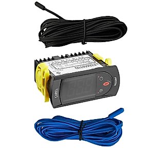 New Carel Model: PZGXC0E112K Thermostat with Temperature Sensor Probe for Freezer - 115v Technican Ready by Xiltek (Replacement for IR33F0AHA0)