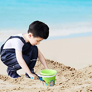 SSAWcasa Kids Rain Pants, Toddler Waterproof Little/Big Boys Girls Pants, Trail and Rain Splash Overalls, Mud Dirty Proof Rain Suspender Trousers (Black, S)