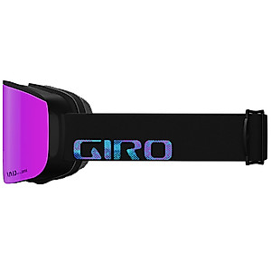 Giro Ella Ski Goggles - Snowboard Goggles for Women - Black Chroma Dot Strap with Vivid Pink/Vivid Infrared Lenses