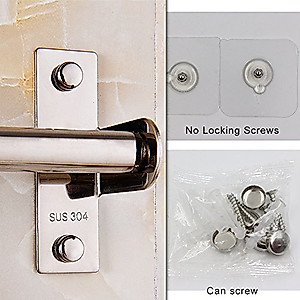 Petilleur Kitchen Sliding Hooks, Stainless Steel Hanging Rack Rail Organize Kitchen Tools with 10 Utensil Removable S Hooks for Towel, Spoon, Coats, Bathrobe, BBQ,Wall Mounted Hanger (60CM 10 Hooks)