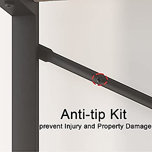 HSH Industrial Tall Bookshelf, Large Vertical Wood and Metal 6 Tier Book Shelf, Open 6 Shelf Bookcase for Bedroom Living Room Office, Vintage Display Storage Bookshelves and Bookcases, Dark Gray Oak