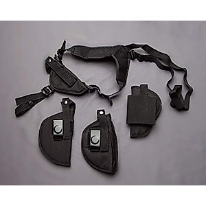 Gun Holster Buy 1 get 3 Free Shoulder/Concealed/Hip/Ankle FITS Ruger Security-9 9MM Luger 4" Barrel MOSSBERG MC 2 S&W SW9VE 5900 Glock 17 19 22 23 30 32 G44 FN509 FXN 9MM Walther CCP M2 PK 380 5