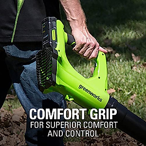 Greenworks 24V Axial Blower (100 MPH/330 CFM), 2Ah Battery and Charger 2400702 (Gen 1)