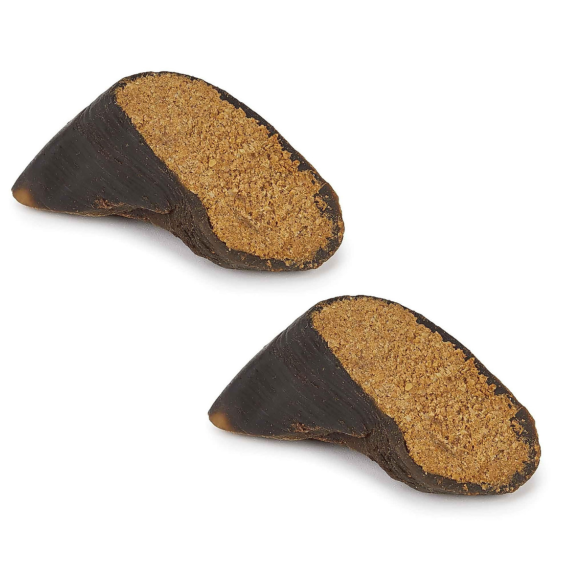 MPP Dog Dental Chew Filled Cow Hooves All Natural Healthy Peanut Butter Flavored (1 Hoof)