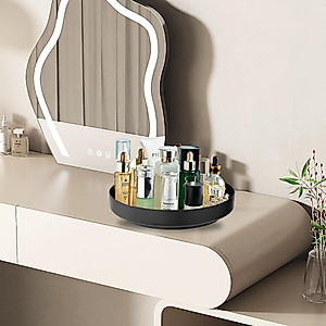 Lazy Susan Turntable Organizer,11 inch Rotating Spice Rack Metal Lazy Susan for Bathroom Refrigerator Table Storage Pantry Kitchen Countertop