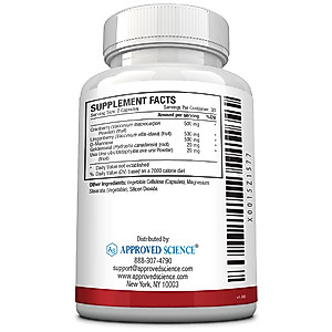 Approve Science® Uritrac™ - UTI Support - Cranberry, D-Mannose, Lingonberry - Vegan Friendly - 1 Bottle Supply