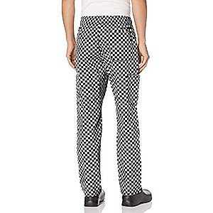 Chef Code Chef Pants, Checkered White, Medium