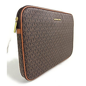 Michael Kors Jet Set Travel Large Laptop Case (Brown)