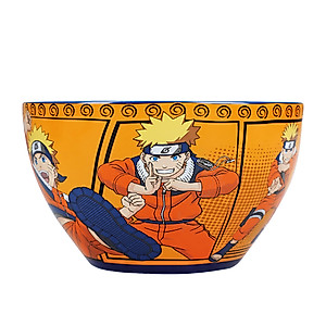 Bioworld Naruto Ceramic Ramen Bowl and Plastic Chopsticks Set