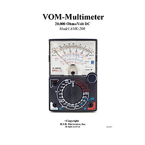 DIY Analog Multimeter Soldering Practice Kit with Assembly Manual, Build Your Own Multitester by EX ELECTRONIX EXPRESS