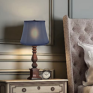 Lamp Shades Set of 2, Double Royal Style Foldable Medium, ALUCSET Fabric Lamp Shades for Table Lamps Lamp Shades for Floor Lamps, Spider, 2 Packs