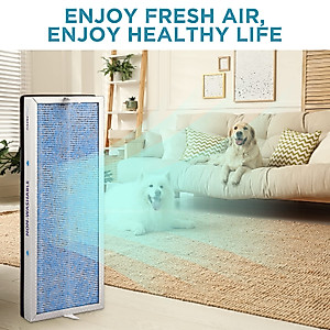 Genuine Membrane Solutions MS18 Original Air Purifier Filter Replacement, Upgraded 4-in-1 True HEPA Filter with OdallerPure Technology (1 Pack)