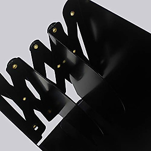 DARUITE Adjustable Bookends for Shelves Book Ends to Hold Books Bookends for Heavy Books Office Desk Book Organizer Non-Skid Bookend(Black x 1)