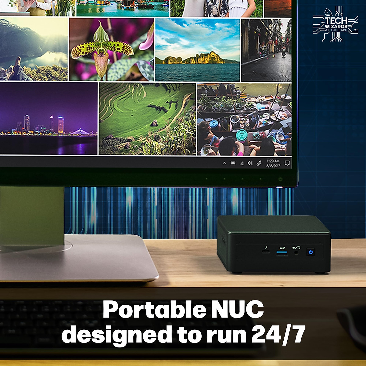 NUC NUC11PAHi7 Mini PC, Four-Core i7, NVMe SSD, Premum 64GB RAM, 1TB NVMe, WiFi 6, BT 5.0, Thunderbolt 3, 8K Support, Quadruple Monitor Capable - The Ultimate HTPC Solution for High-Performance!