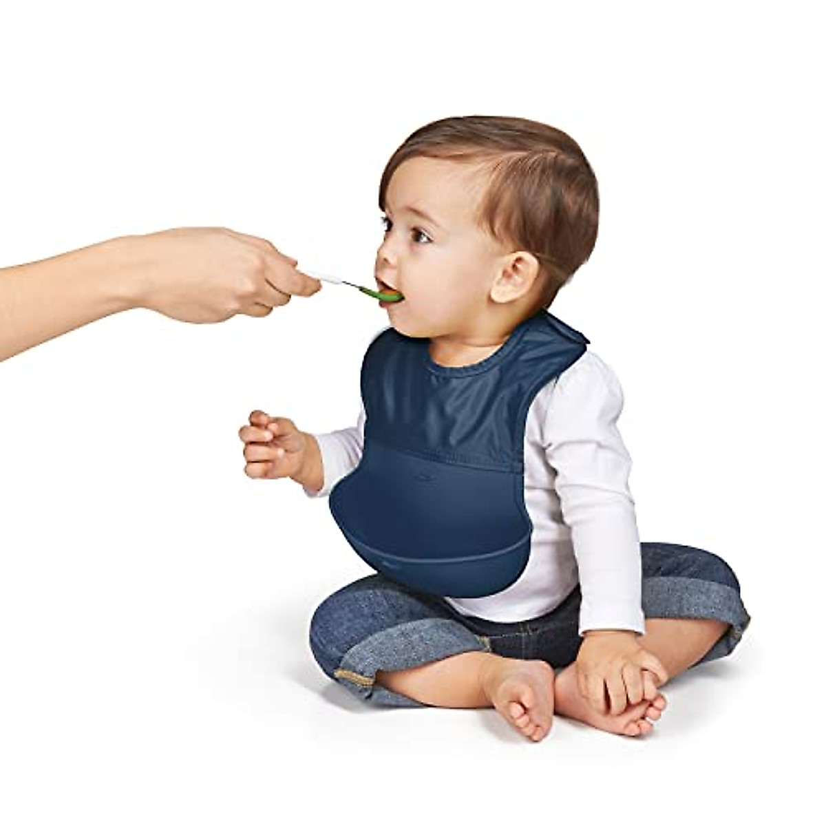 OXO Tot Roll-Up Bib Navy