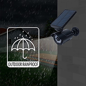 OUTOFDARK Solar Motion Sensor Lights, 8 LED Security Lights,500 Lumen Solar Flood Lights for Garage Yard Driveway Pathway