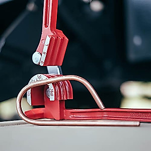 ABN Brake Line Bender - 180 Degree Handheld Tubing Bender for 1/4in, 5/16in, and 3/8in Brake Line Bending Tool