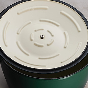 Tramontina 7 Qt Enameled Cast Iron Covered Tall Round Dutch Oven (Basil) - 80131/360DS