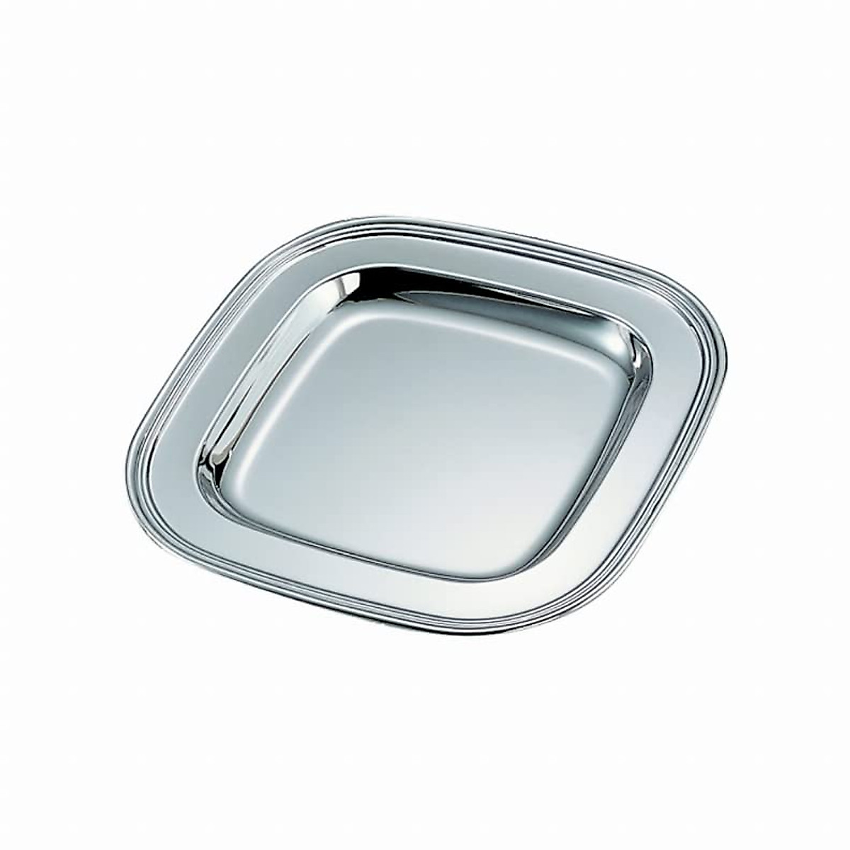Square Tray in Nickel Finish (11.5 in. L x 11.5 in. W)