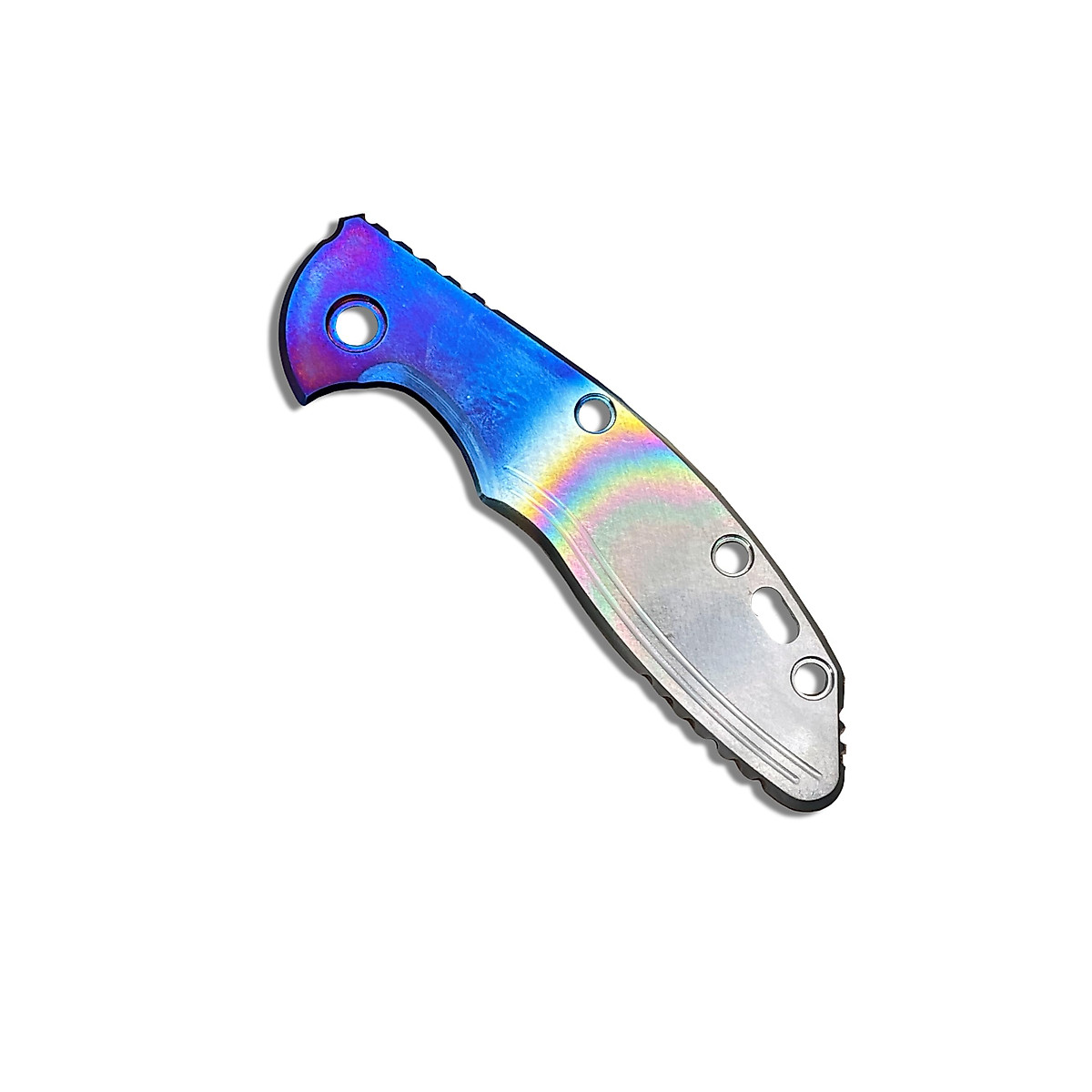 Metonboss Flamed Deep Brushed Titanium scale for XM-18 3.5 HINDERER