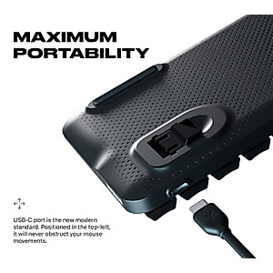 FNATIC STREAK65 - Compact RGB 60 Gaming Mechanical Keyboard - Speed Switches - 65% Layout (60 65 Percent)- Low Profile - Esports Keyboard (US Layout, QWERTY)