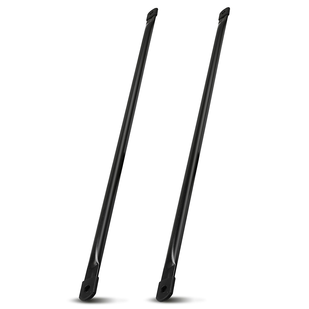 31.5inch/80cm Garden Swing Replacement Rods(2PCS), Metal Material, Black Powder Coating Round Rods, Fit for Hanging Swing Seat to Frame