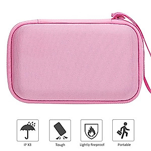 co2CREA Hard Case Replacement for VTech Kidizoom Duo / Duo DX / Duo Deluxe / Twist / Pix / Pix Plus Selfie Camera (Pink Case)