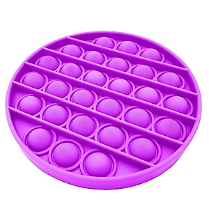 RadBizz Push Pop Bubble Fidget Sensory Toy - for Autism, Stress, Anxiety - Kids and Adults (Purple)
