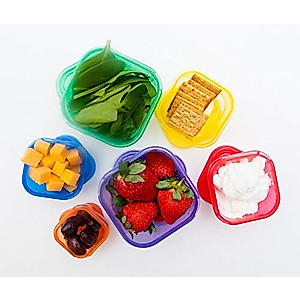 21 Day Portion Control Containers Kit - Nutrition Diet, Multi-Color Coded Weight Loss System. Complete Guide + PDF Planner + Recipe eBook and Tape Measure - BPA Free - 14 PC Labeled
