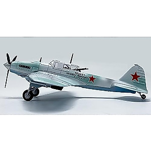 Ilyushin IL-2M3 Sturmovik Aircraft White Camouflage Hello to The Envoys of The Tuvan People Soviet Air Force 1/72 Diecast Model Airplane by Legion LEG-14629LC