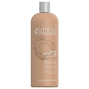 ABBA Color Protection Conditioner, Coconut Oil & Sage, 32 Fl Oz