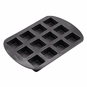 Wilton Brownie Bar Pan, 12-Cavity, Brownie Pan, Steel