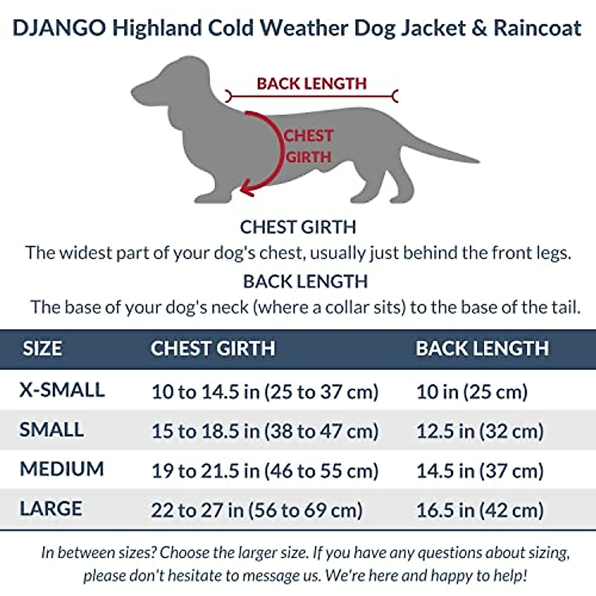DJANGO Highland Dog Jacket and Raincoat - Water-Repellent, Windproof, and Harness-Friendly Hooded Winter Dog Coat and Raincoat with Adjustable Drawstrings and Gunmetal Hardware (Small, Olive Green)