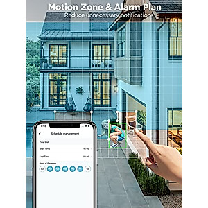 Security Cameras Wireless Outdoor, 2K Battery Powered Spotlight Siren Alarm Indoor Home Camera, Color Night Vision, 2-Way Audio, AI Detection, Cloud/SD, Waterproof, Work with Alexa, No Monthly Fee