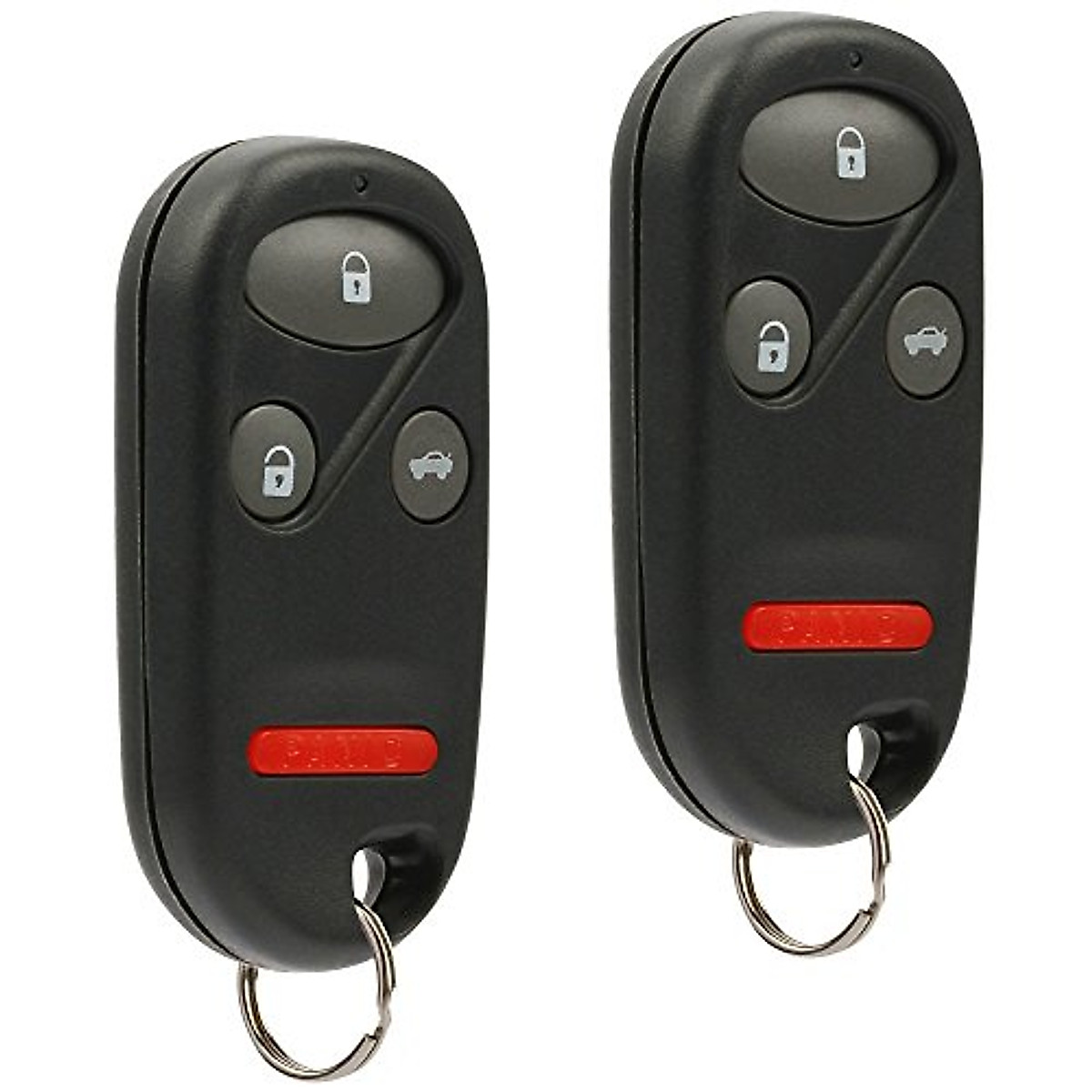 Key Fob Remote fits Honda Accord/Acura TL 1998 1999 2000 2001 2002 (KOBUTAH2T), Set of 2