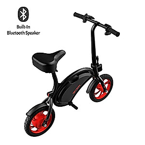 Jetson Bolt Adult Folding Electric Ride On, Foot Pegs, Easy-Folding, Built-In Carrying Handle, Lightweight Frame, LED Headlight, Twist Throttle, Cruise Control, Rechargeable Battery