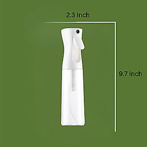 BeautifyBeauties Spray Bottle For Hair – Continuous Mister Spray Bottle for Hairstyling, Cleaning, Plants, Pets, Barbers, Salons, Essential Oil Scents (10.1 Ounce)