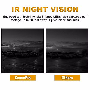 1296P HD Police Body Camera,32G Memory,CammPro I826 Premium Portable Body Camera,Waterproof Body-Worn Camera with 2 Inch Display,Night Vision,GPS for Law Enforcement Recorder,Security Guards,Personal