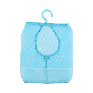 TOPINCN Bathroom Hanging Storage Clothespin Mesh Bag,Drying Rack Folding Fish Mesh, Non Toxic Nylon Netting, Hanging Drying Fish Net, for Shrimp Fish Fruit Vegetables Herb