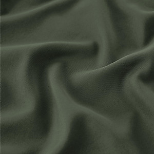 Bedsure Pillow Cases Standard Size Set of 2 - Olive Green Polyester Microfiber Pillowcases, Super Soft and Cozy Pillowcase, Pillow Case Covers with Envelop Closure, 20x26 Inches