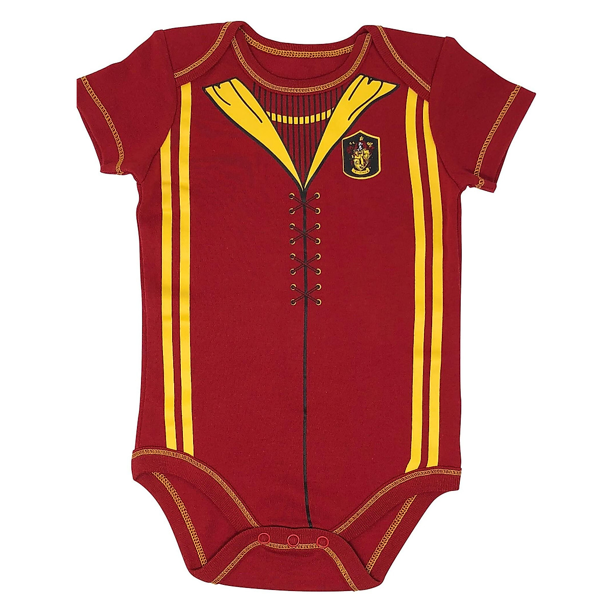 Warner Bros. Harry Potter Baby Boys' 5-Pack Bodysuits Hogwarts Gryffindor (3-6 Months)