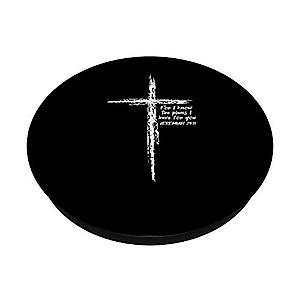 Cross I Know The Plans Verse Bible Jesus God Christian Gift PopSockets PopGrip: Swappable Grip for Phones & Tablets