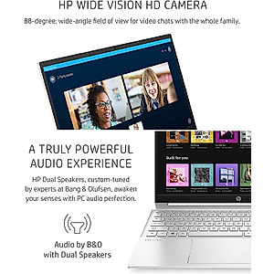 HP Pavilion 15.6'' FHD Business Laptop, 11th Gen Intel Core i7-1165G7 Processor, Windows 10 Pro, 32GB RAM, 2TB SSD, Fast Charge, SD Reader, HDMI, Wi-Fi, Bluetooth, Webcam, 32GB Tela USB Card