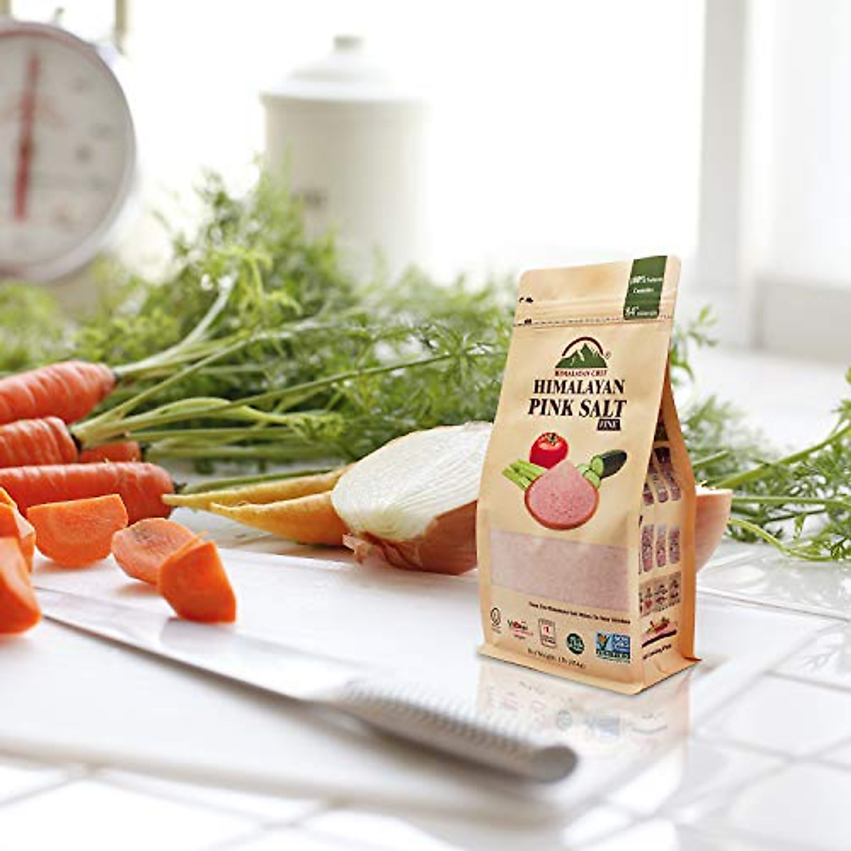 Himalayan Chef Pink Himalayan Salt, Fine Grain - 1 lbs (1 Pound Bag)