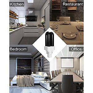 Dichroma 41050 7W Replacement Bulbs Compatible with Dynatrap DT1260 DT1050 DT1100 DT1210 DT1250 1/2 Acre Insect and Mosquito Trap Light, 4 Pack