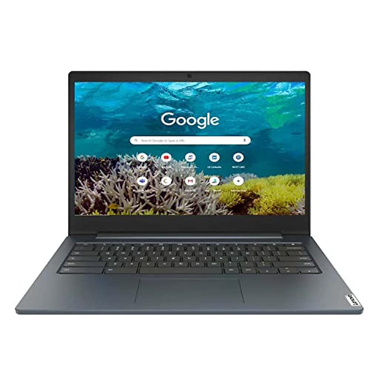 Lenovo Chromebook Ideapad 3 Business Laptop in Abyss Blue Intel Celeron up to 2.8GHz 4GB DDD4 RAM 64GB eMMC 14in HD LCD Web Cam Chrome OS Gigabit WiFi (Renewed)