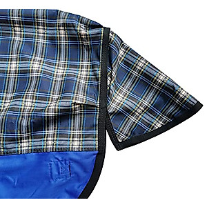 LEAFOREST 600 Denier Waterproof Shetland Rug Pony Rug Foal Rug No Fill Blue 39"